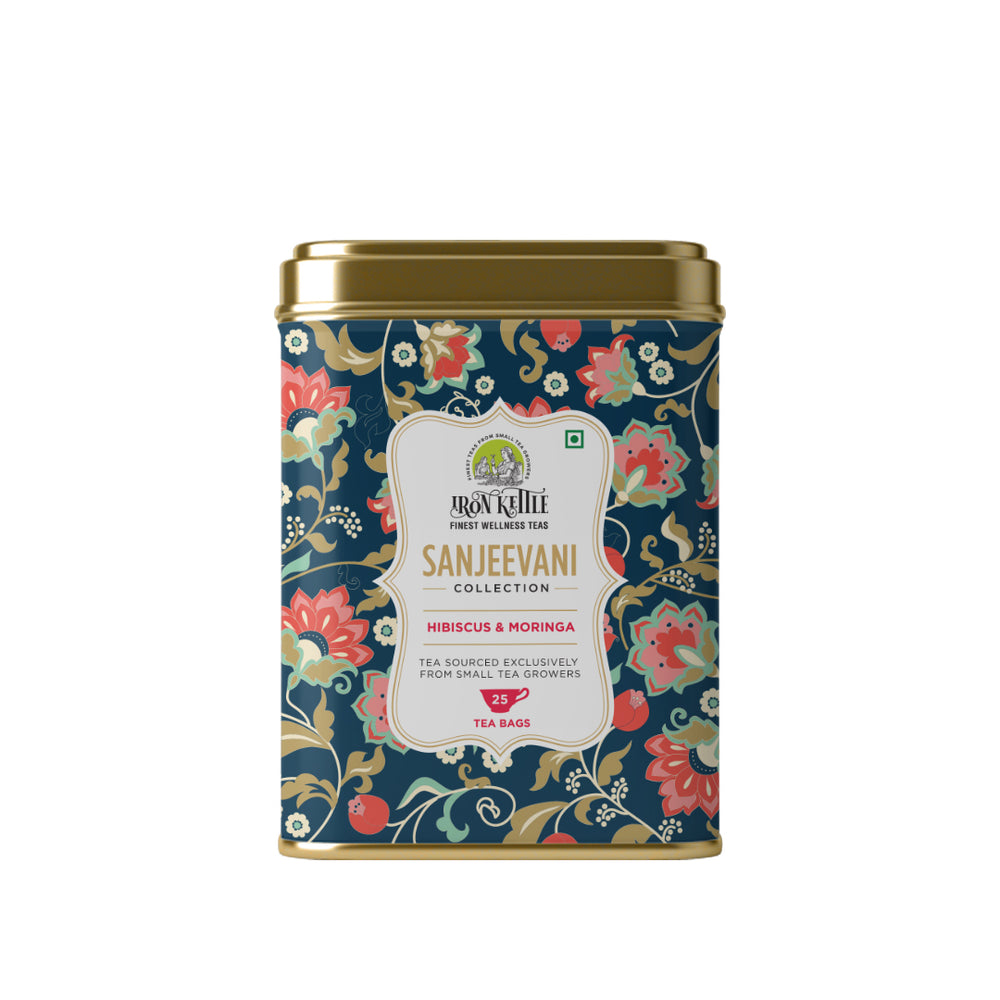 Hibiscus Moringa Tea - Moringa Green Tea - Iron Kettle