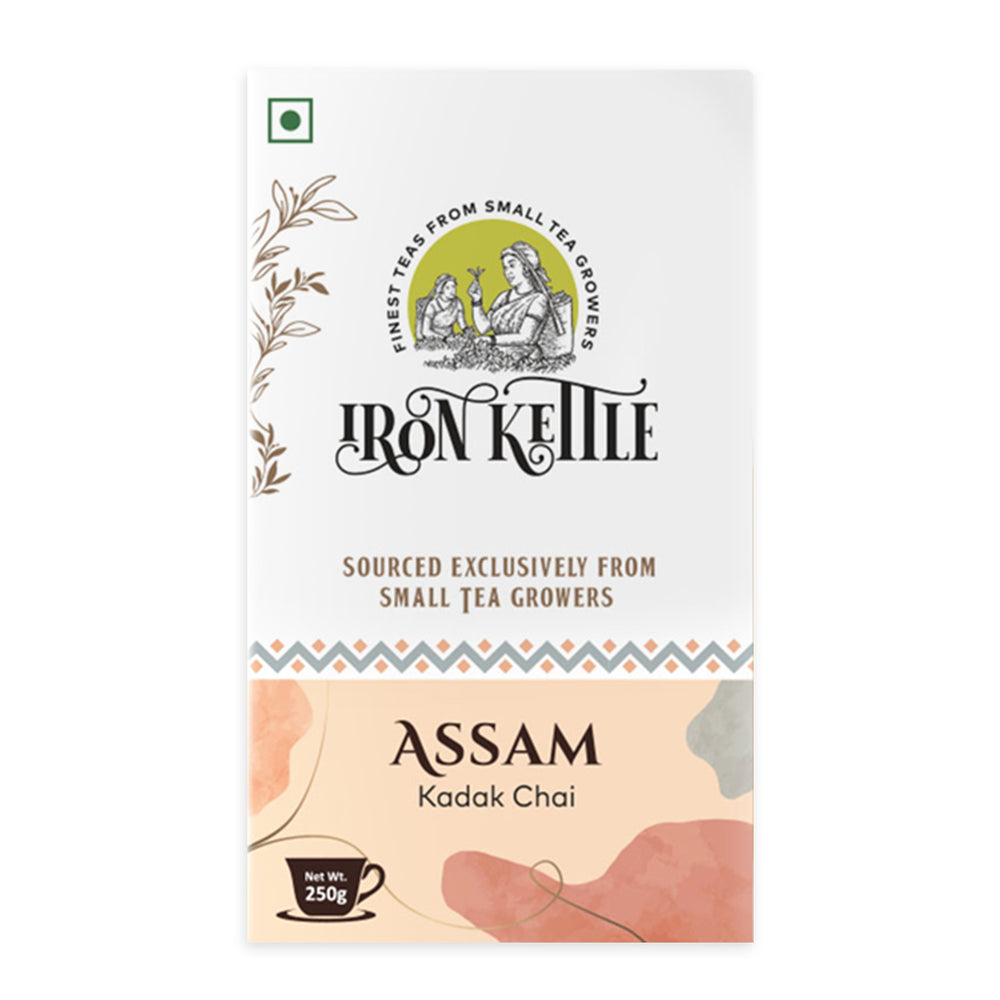 Buy Assam Kadak Chai Online - Assam Tea - Iron Kettle