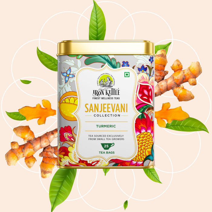 Buy Turmeric and Amla Chai Online - Immunity Tea - Iron Kettle