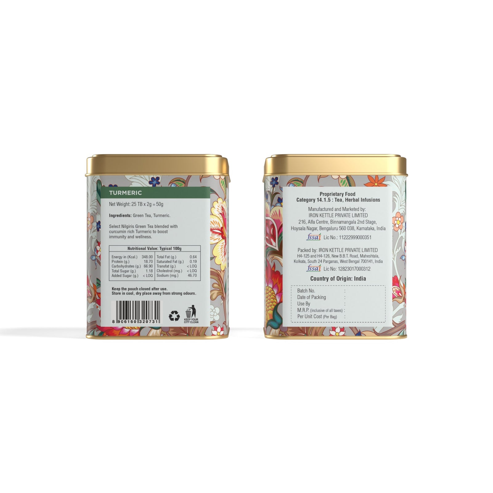 Buy Turmeric and Amla Chai Online - Immunity Tea - Iron Kettle